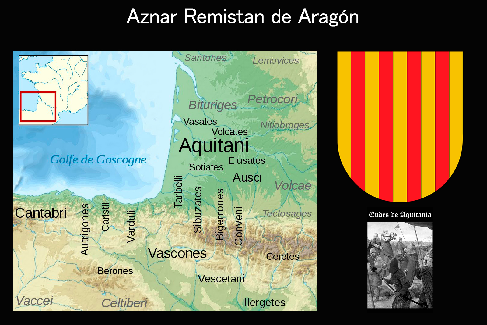 Aznar Remistan, hijo de Eudes I de Aquitania - somosgodos.com